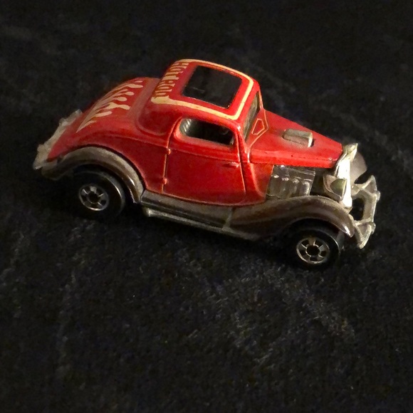 Other | Vtg 1979 Mattel Hot Wheels Ford Hi Raker Red Flames Hot Rod Car ...